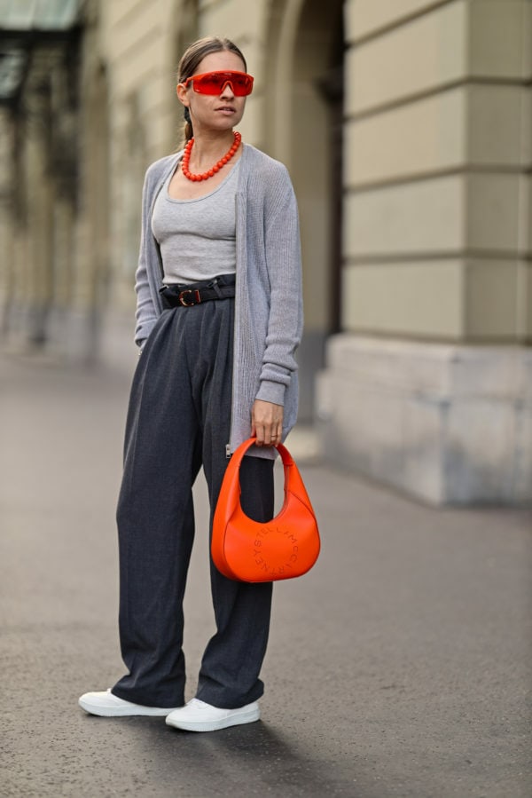 Orange + Grey: How to Wear the Hottest Street Style Color Trend