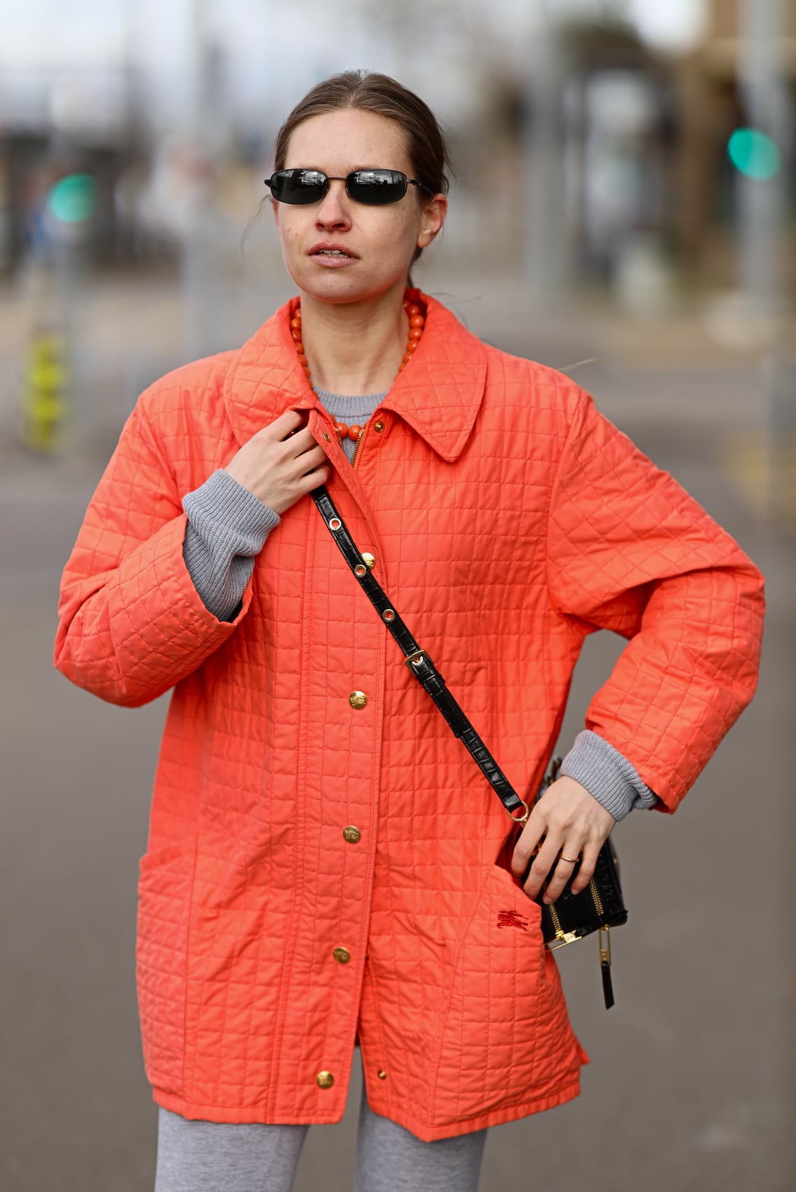 Orange + Grey: How to Wear the Hottest Street Style Color Trend