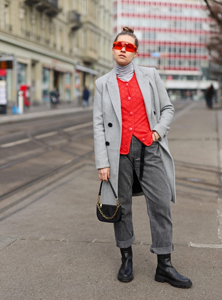 Orange + Grey: How to Wear the Hottest Street Style Color Trend