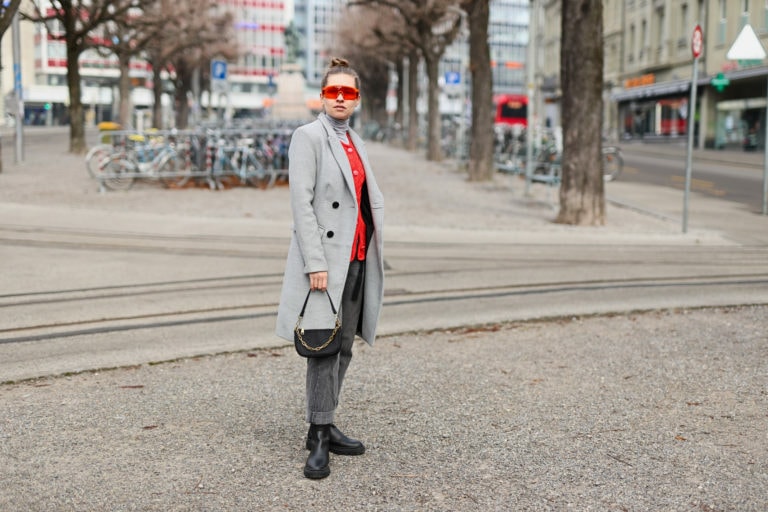 Orange + Grey: How to Wear the Hottest Street Style Color Trend
