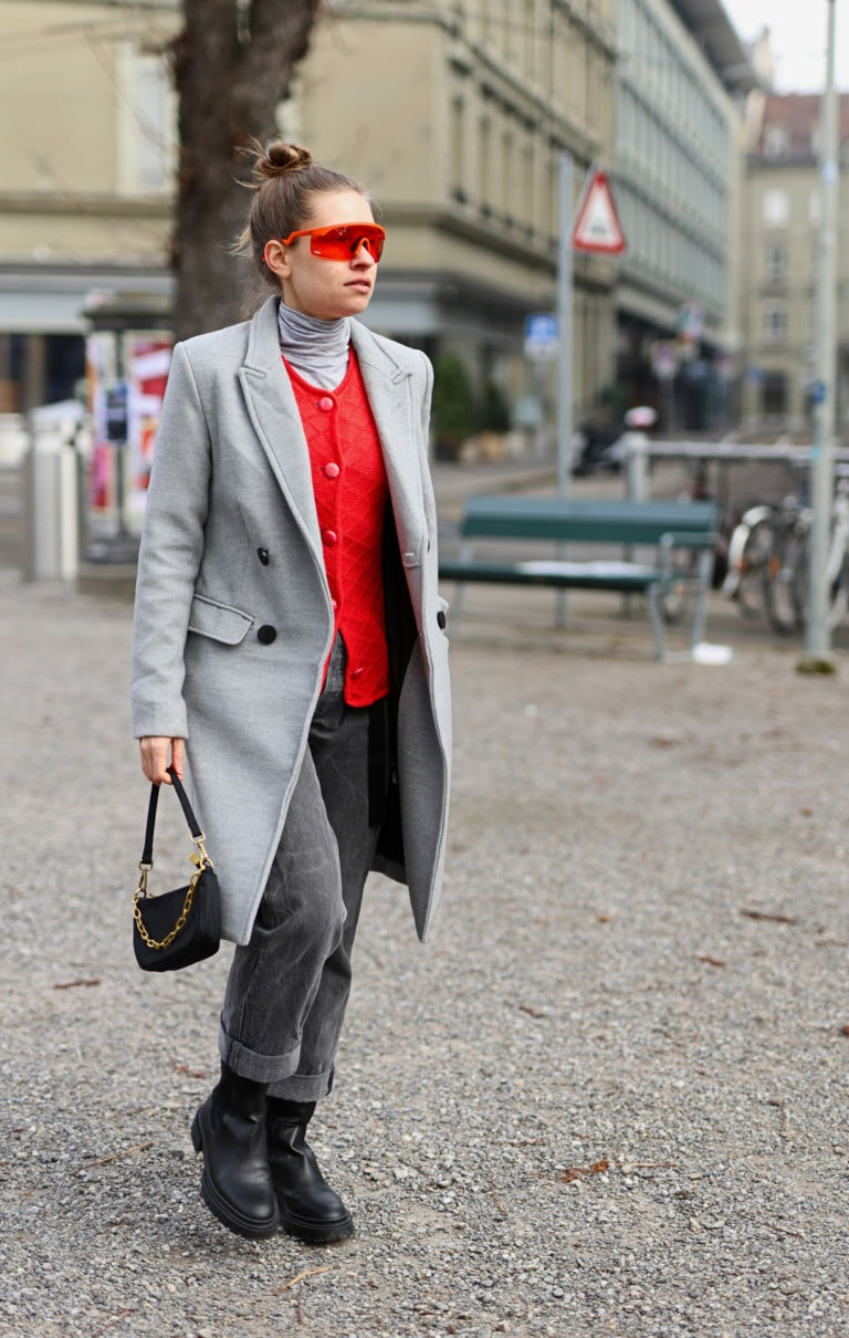 Orange + Grey: How to Wear the Hottest Street Style Color Trend