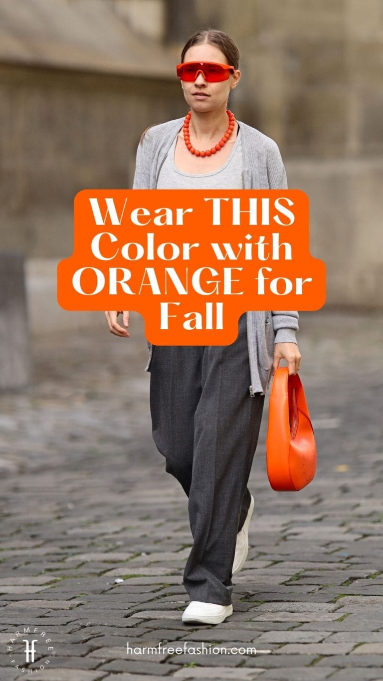 Orange + Grey: How to Wear the Hottest Street Style Color Trend